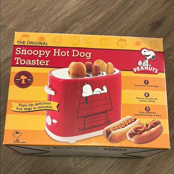 Peanuts | Other | Snoopy Hot Dog Toaster Red | Poshmark